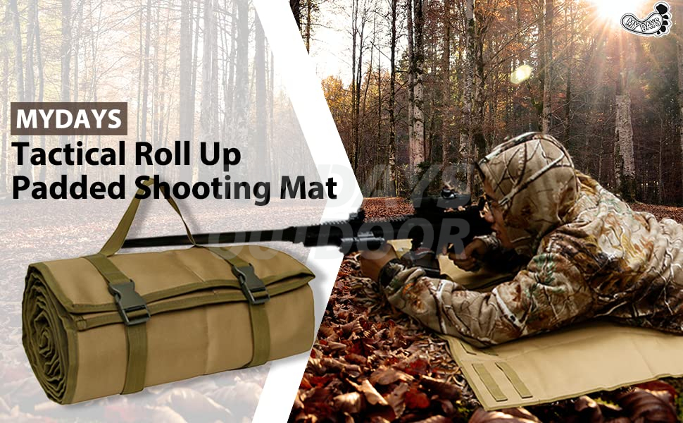 Wholesale Tactical Roll Up Padded Shooting Mat MDSHT-6 - Mydays Outdoor