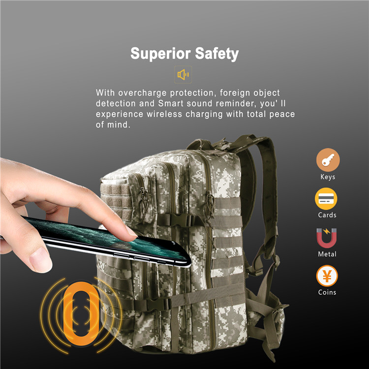 Military Molle Wireless Charging Tactical Backpack - Mydays Outdoor